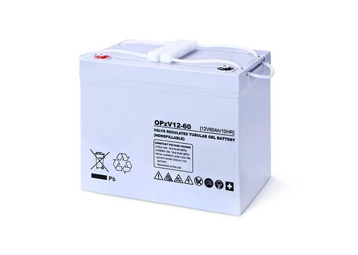 OPzV Tubular GEL Lead Acid Battery 12v 45Ah - 200Ah Low Self - Discharge